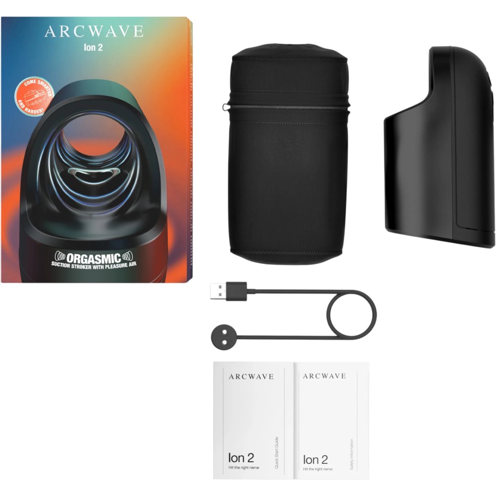 Arcwave Ion 2 Pleasure Air Rechargeable Male Masturbator | Secrets Shop UK